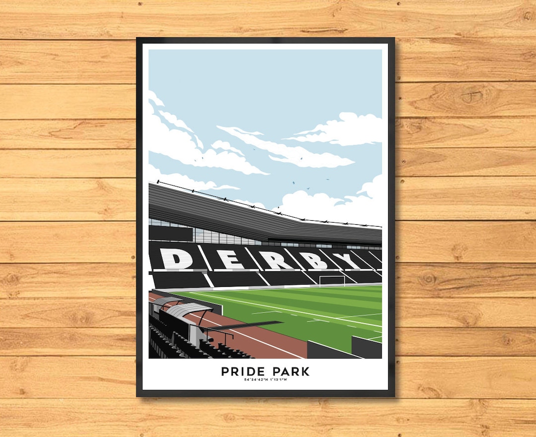 Derby, Stadium, Print, Park, Football, Poster, Soccer, Gift, Pride ...