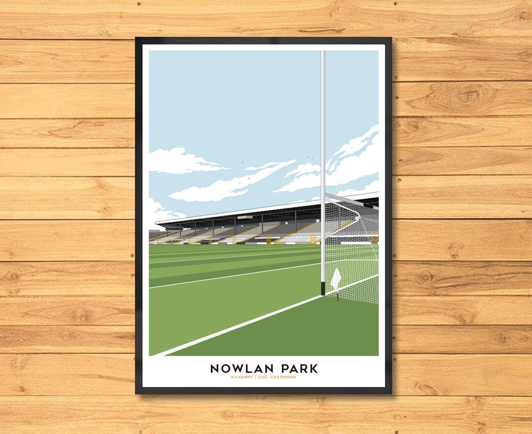 Kilkenny, Nowlan Park, Stadium, Poster, Print, Hurling, Football ...