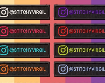 Instagram Patch Embroidery - Etsy