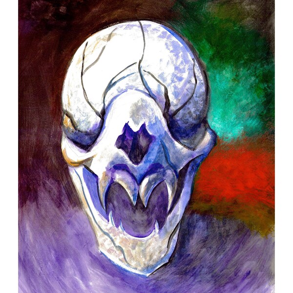 Vampire Bat Skull - Etsy