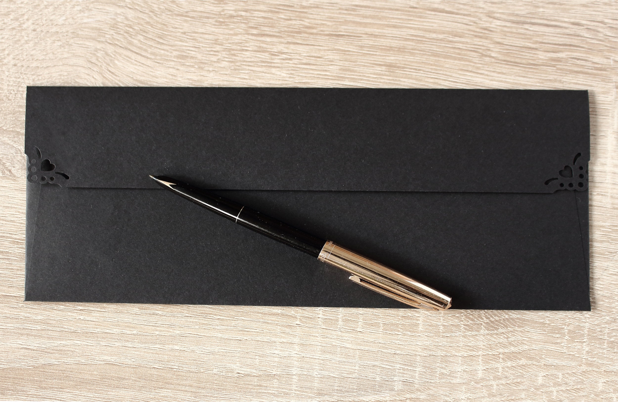 25 10 BLACK Envelopes 4x9 Long Busines Sized - Etsy Israel