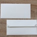 25 #10 Envelopes - 4 X 9" Natural Chalk White Business Sized Envelopes ...