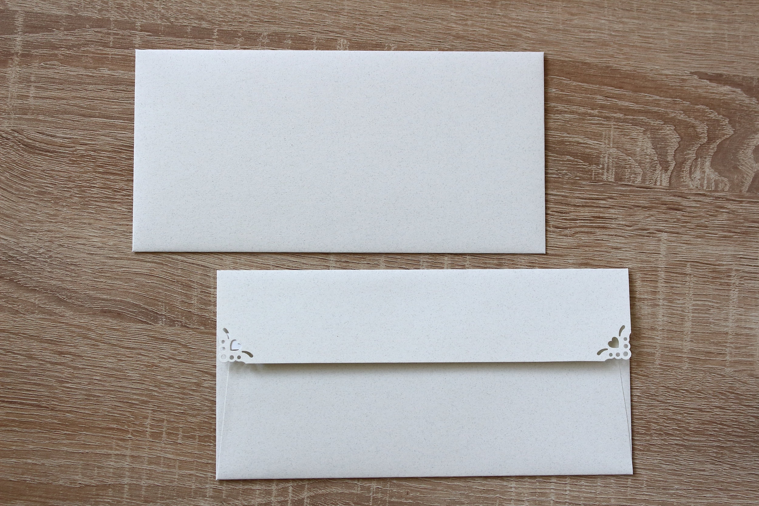 25 #10 Envelopes - 4 X 9" Natural Chalk White Business Sized Envelopes ...