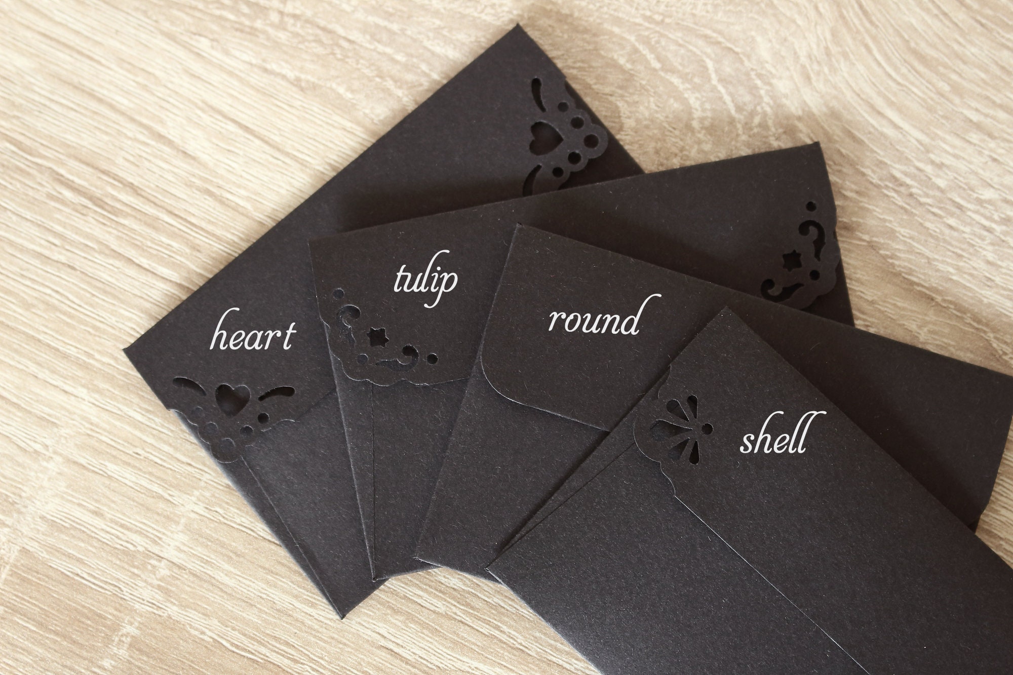 25 #10 BLACK Envelopes - 4x9" Long Busines Sized Envelopes for Wedding ...