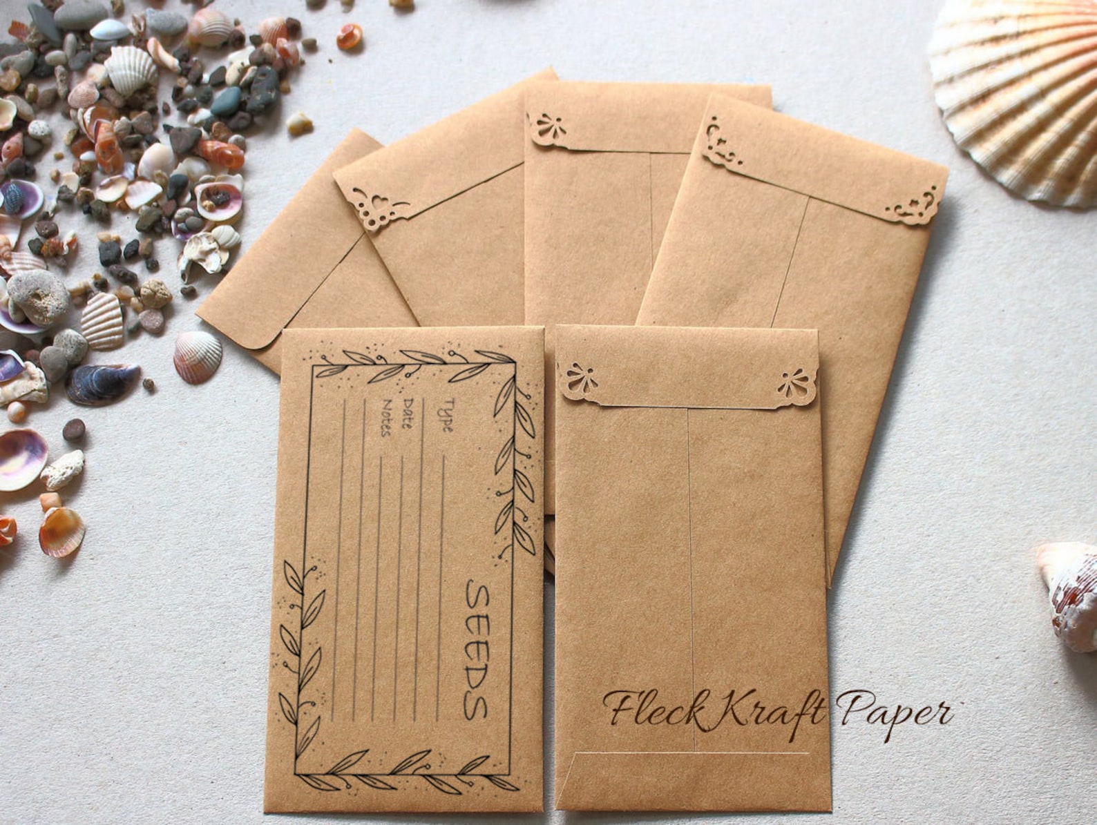 25 Small Brown Kraft Envelopes Ecofriendly Seed Saving - Etsy