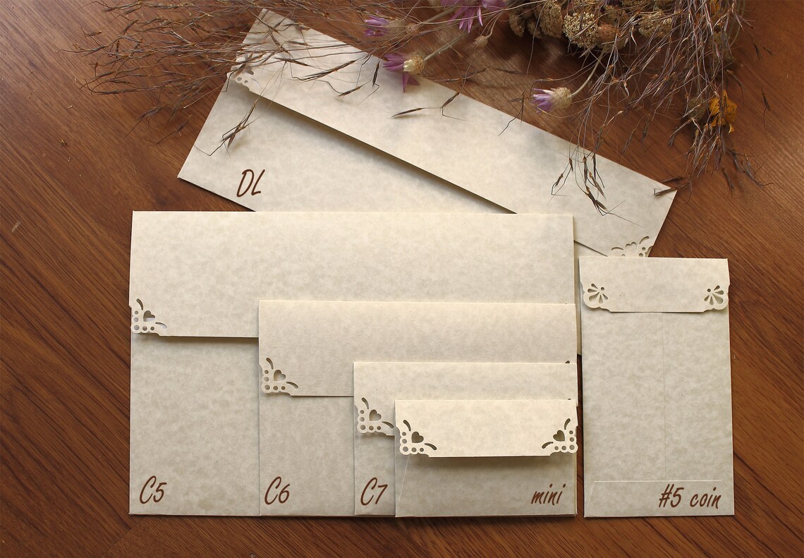 25 C5 Envelopes - 6x9" Large Straight Flap Envelopes for Wedding ...