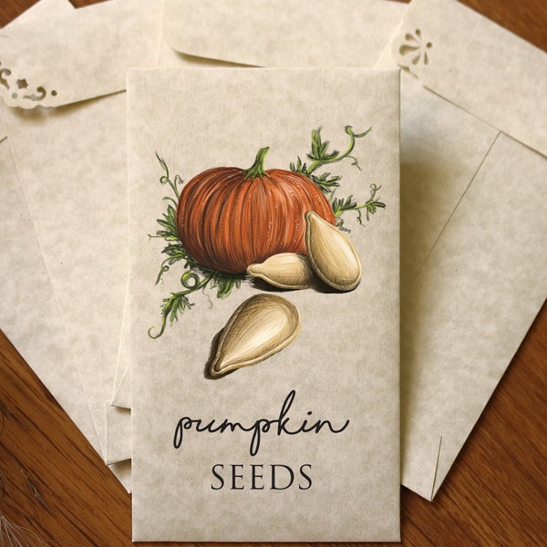 Seed Packet Favors - Etsy