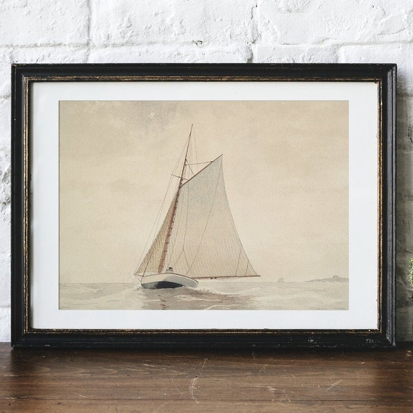 Sailboat Print - Etsy