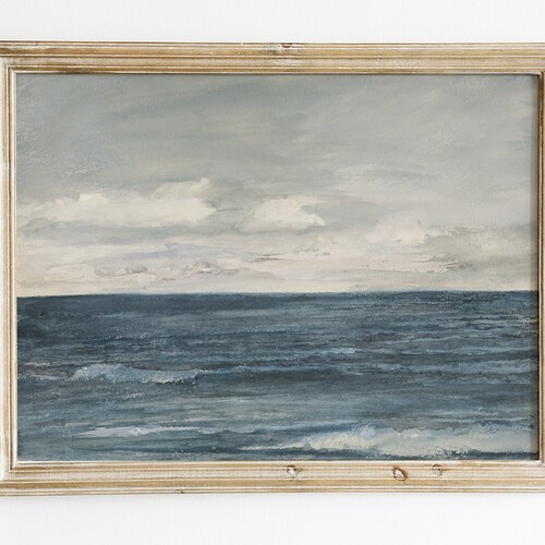 Seascape Watercolor Seascape Painting Sea Landscape Beach - Etsy