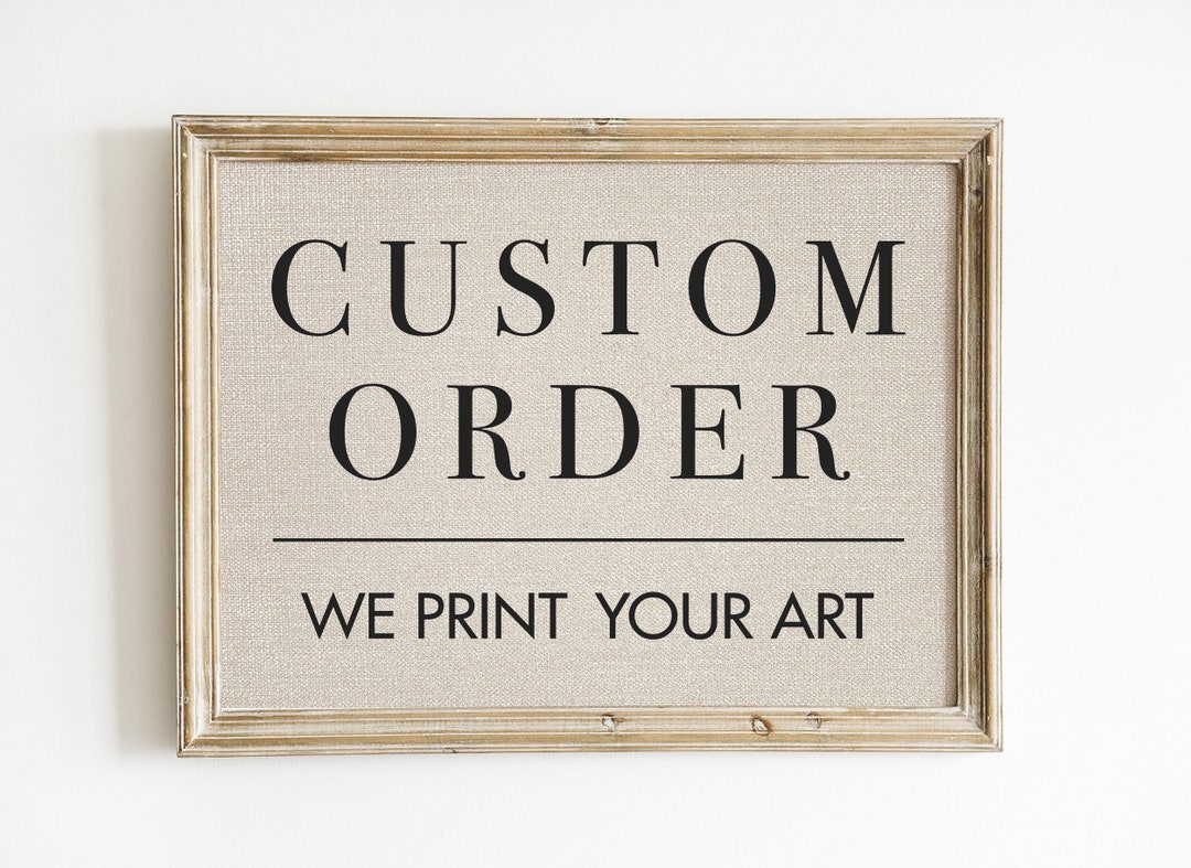 Custom Print Order, Mailed Print, Printing Service, Print and Ship - Etsy