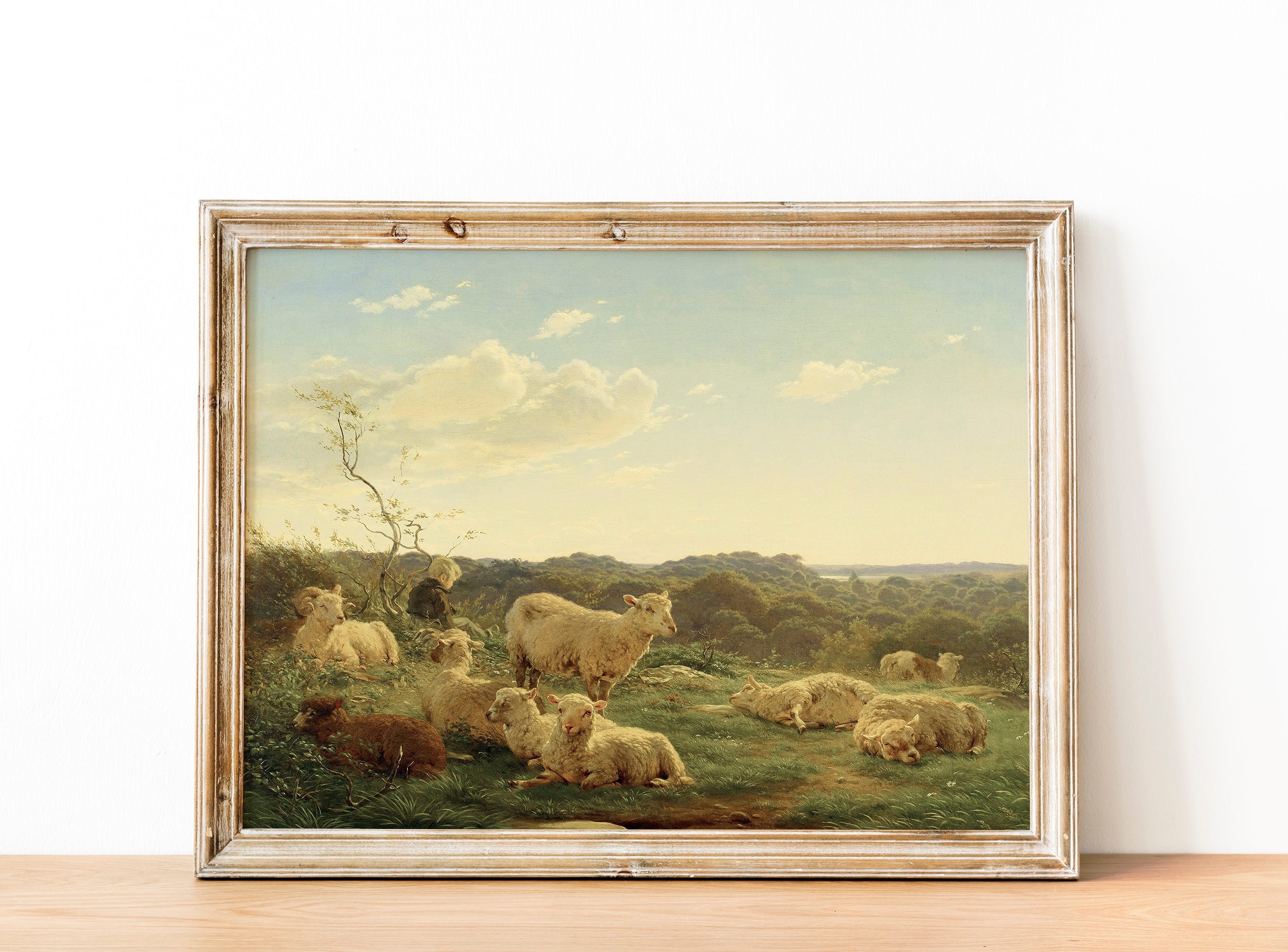 Sheep Painting Fine Art Sheep Print Farmhouse Art - Etsy