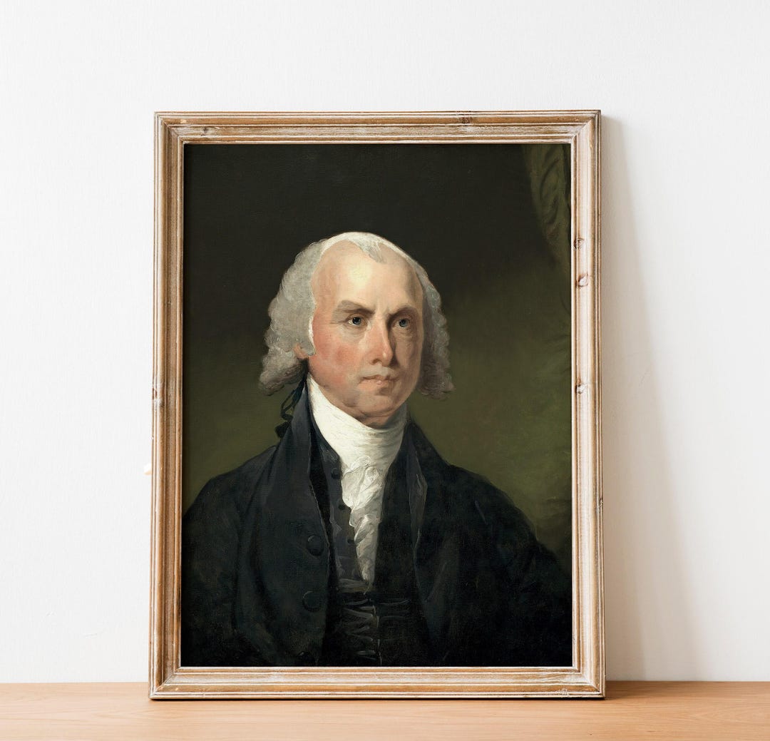 James Madison Portrait, American President, President Portrait ...