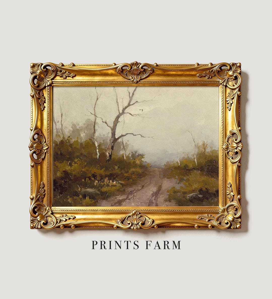 Country Road Print, Autumn Landscape, Cottagecore Decor / P176 - Etsy