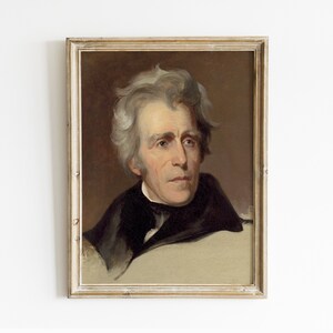 Andrew Jackson Painting, US President Print, Presidential Portrait ...