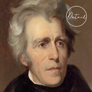 Andrew Jackson Painting, US President Print, Presidential Portrait ...