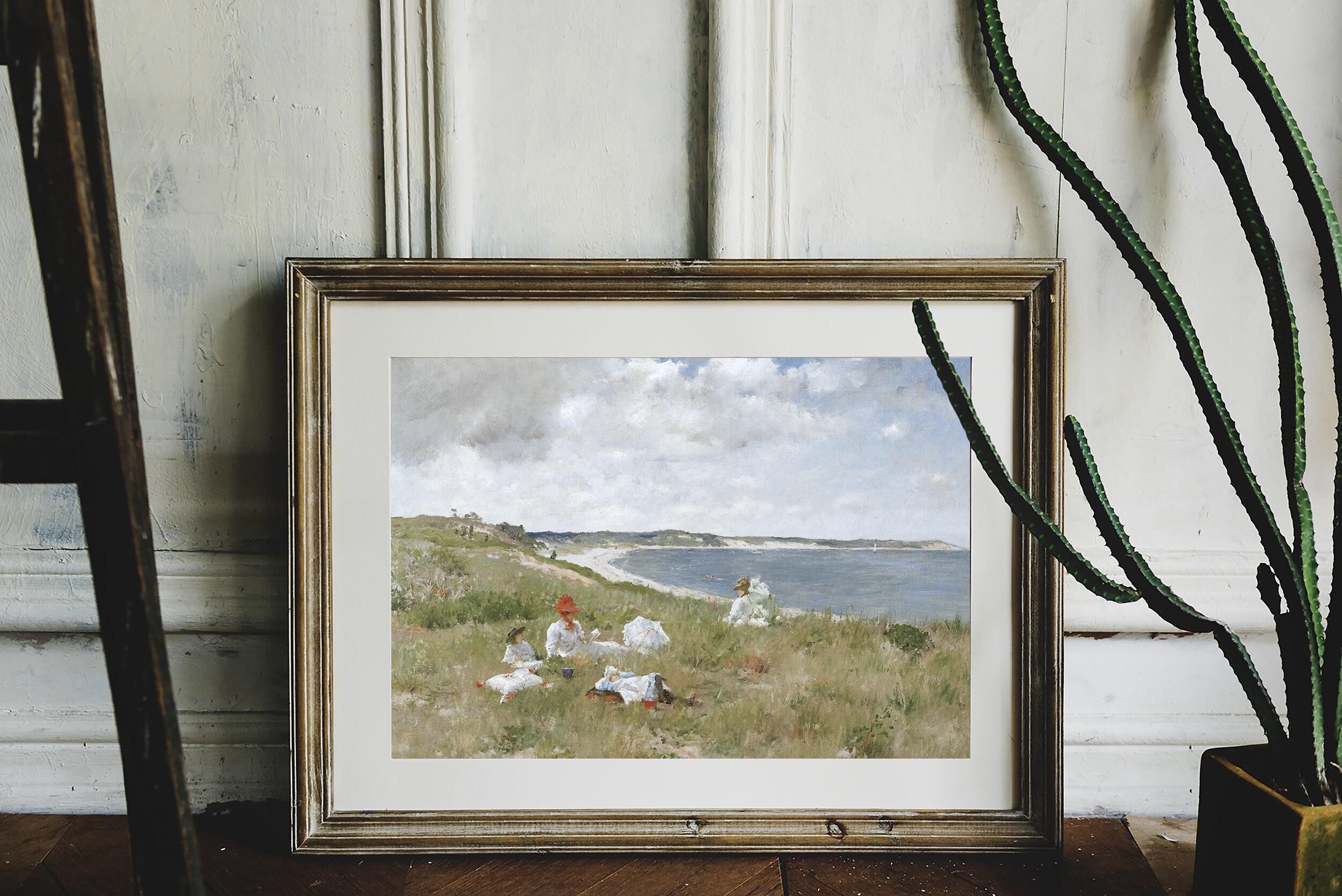 Seascape Painting, Bay Landscape, Summer Art Print, Coastal Decor ...