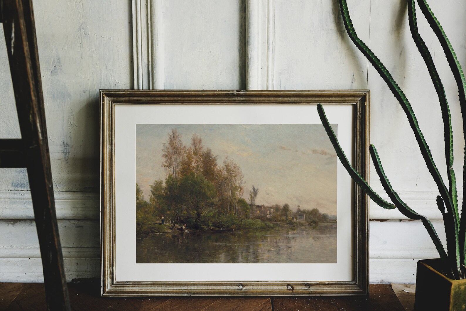 River Landscape Country Landscape Riverscape Painting Home | Etsy