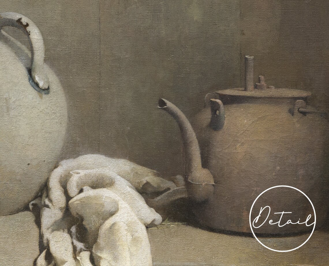 Still Life Painting Pot Still Life Vintage Kitchen Print - Etsy