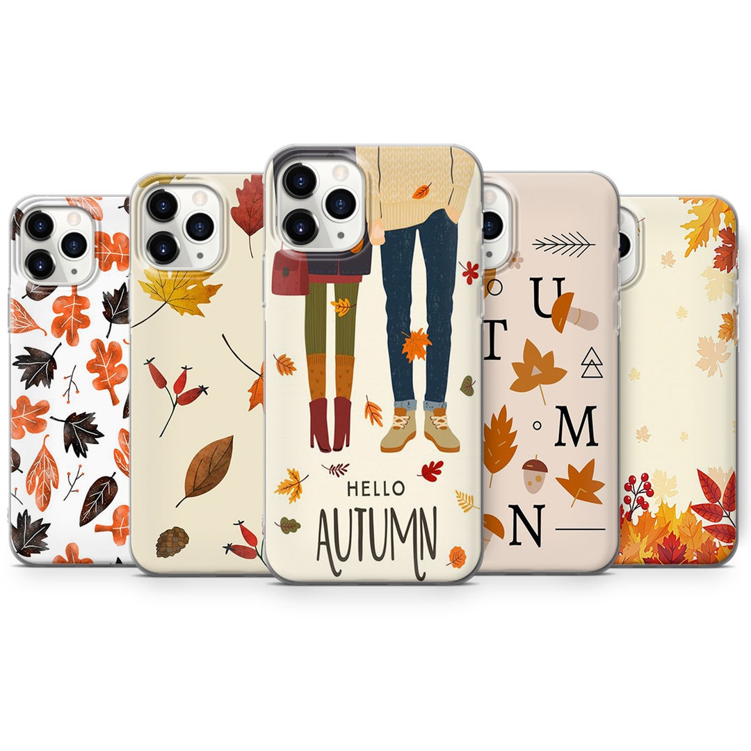 Autumn Phone Case Fall Case for iPhone 15,14,6,7,8,11,12,13,xr,xs Galaxy S21 Fe,a20e,a51,s10,a12 ...