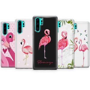 Pink Flamingo Phone Case Tropical Bird Cover for iPhone 15,14,13,6,7,8 ...