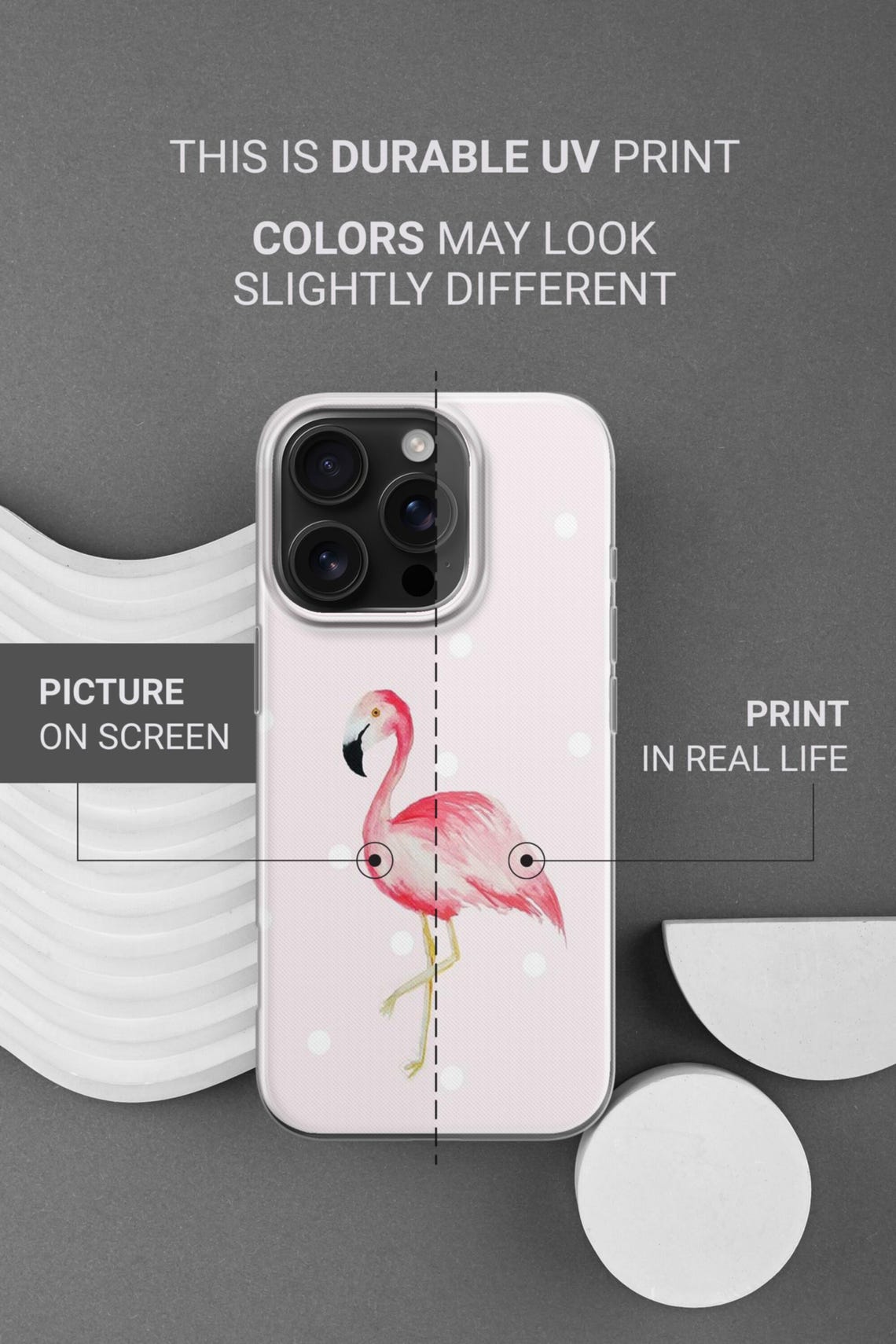 Pink Flamingo Phone Case Tropical Bird Cover for iPhone 15,14,13,6,7,8 ...