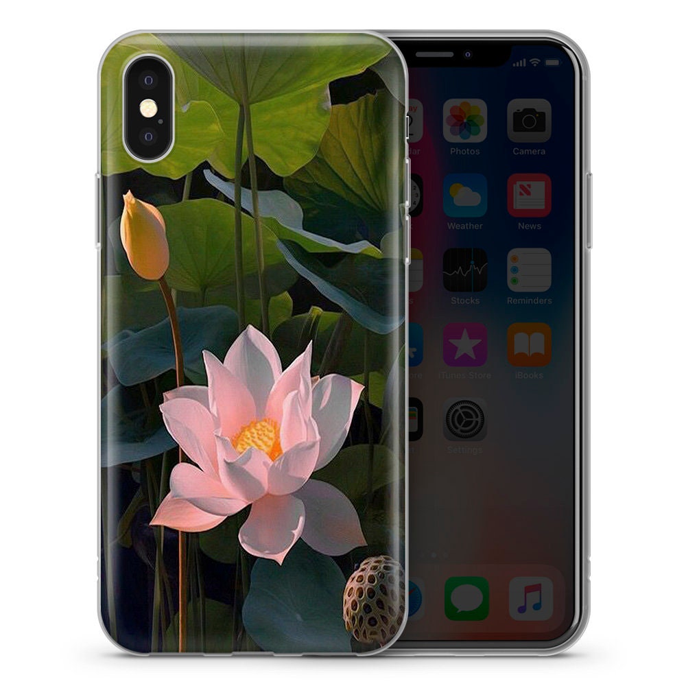 Lotus Flowers Phone Case Pink Case for Iphone - Etsy