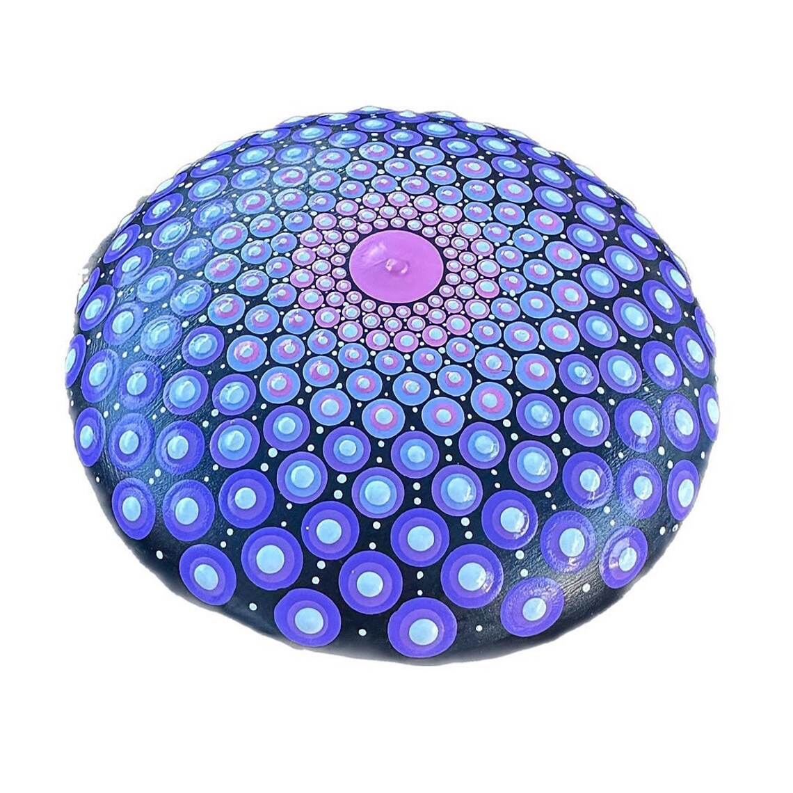 Hand Painted Dot Stone - Etsy