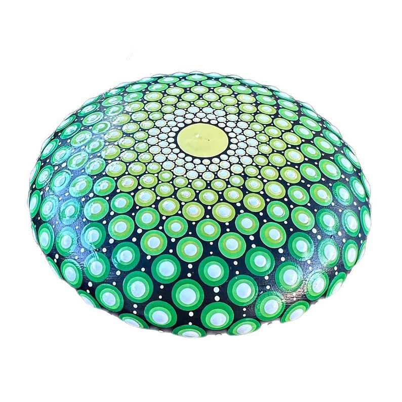 Hand Painted Dot Stone - Etsy