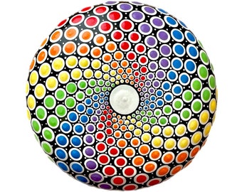 Hand Painted Dot Stone - Etsy