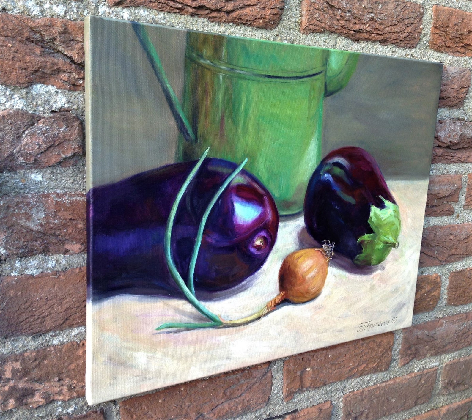 Vegetable Painting Original Canvas Art Still Life Cooking - Etsy