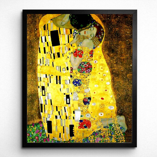 Oversized Poster Kiss - Etsy
