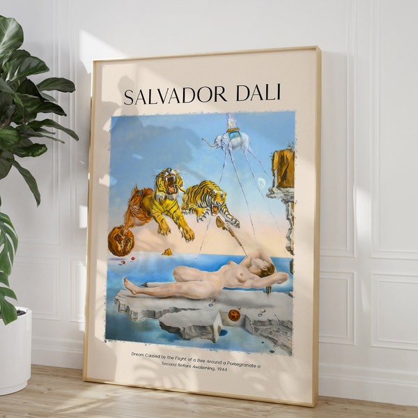 Dream Caused by the Flight of a Bee Around a Pomegranate Framed - Etsy