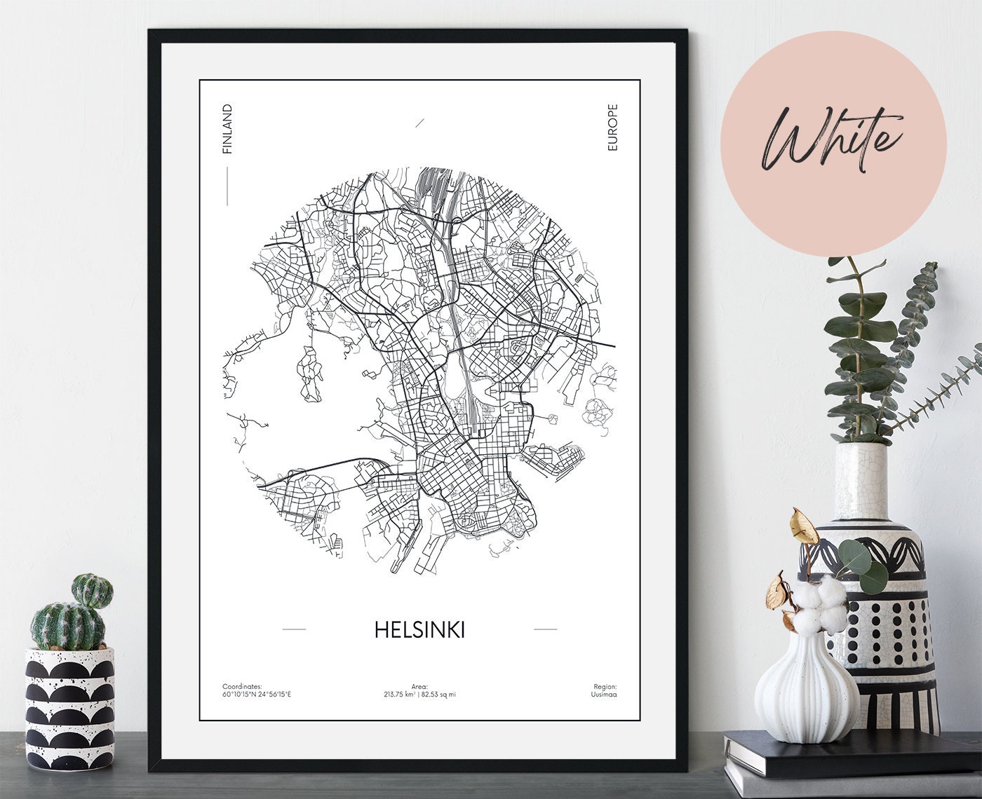 Finland Capital City Map
