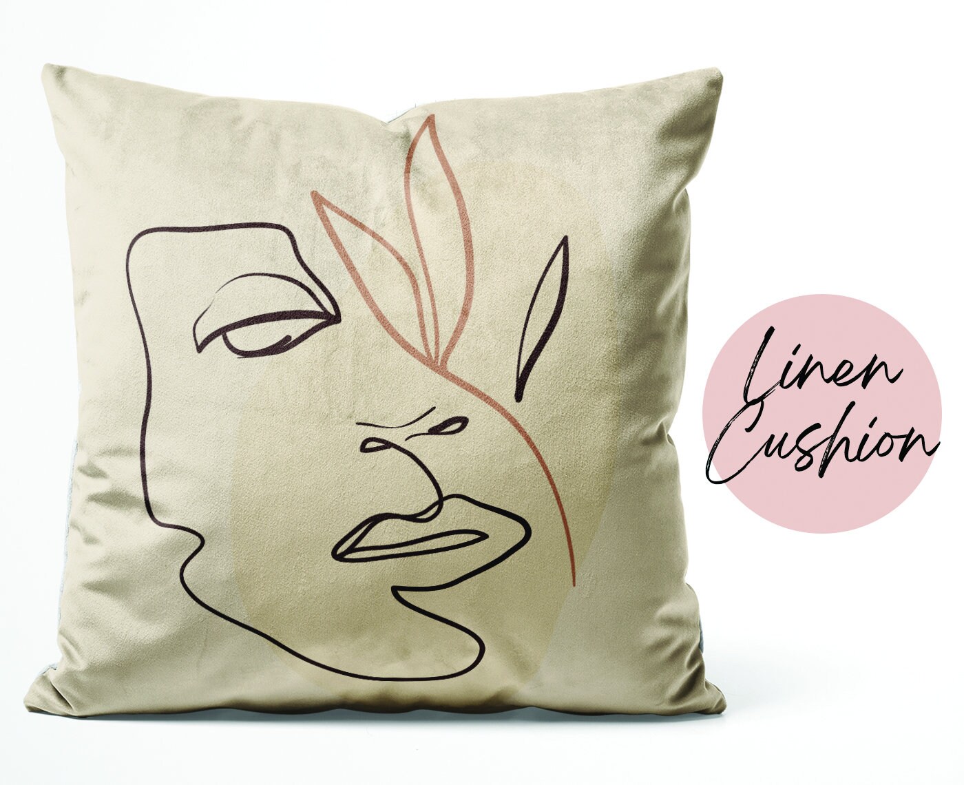 Square Pillow Line Drawing