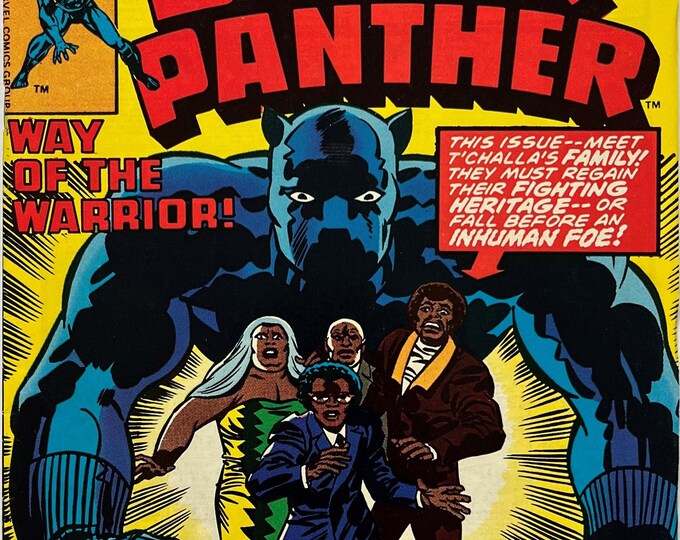 Black Panther marvel Vol 1 Issue 8 Mar 1978 Key Collector Issue - Etsy