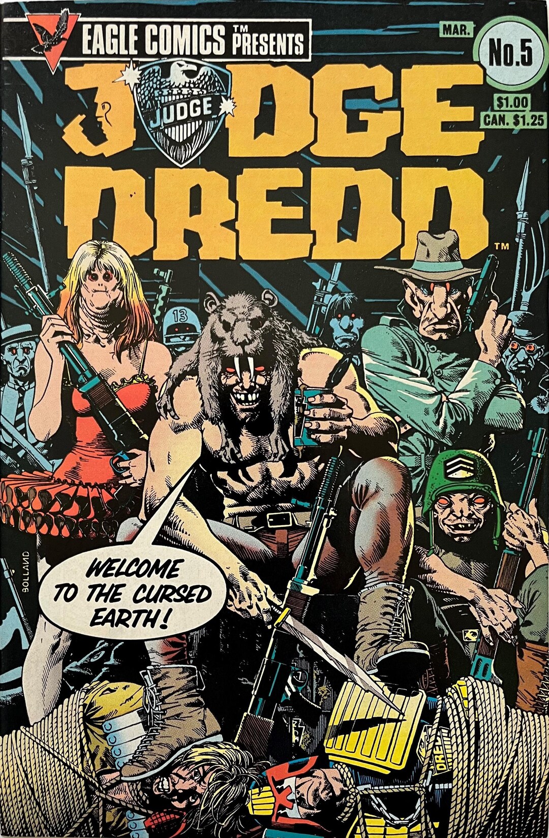 Judge Dredd (eagle) Vol 1 Issue# 5 Mar 1984 - Etsy