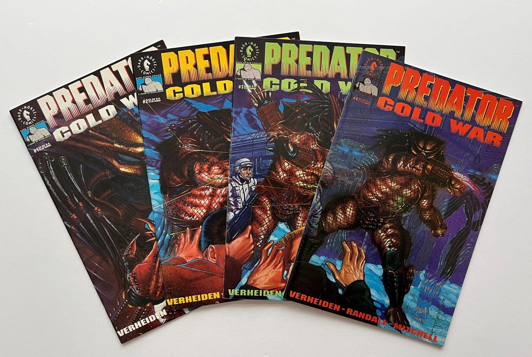 Predator Cold War (dark Horse) Four Issue Mini-series Issues 1 to 4 ...