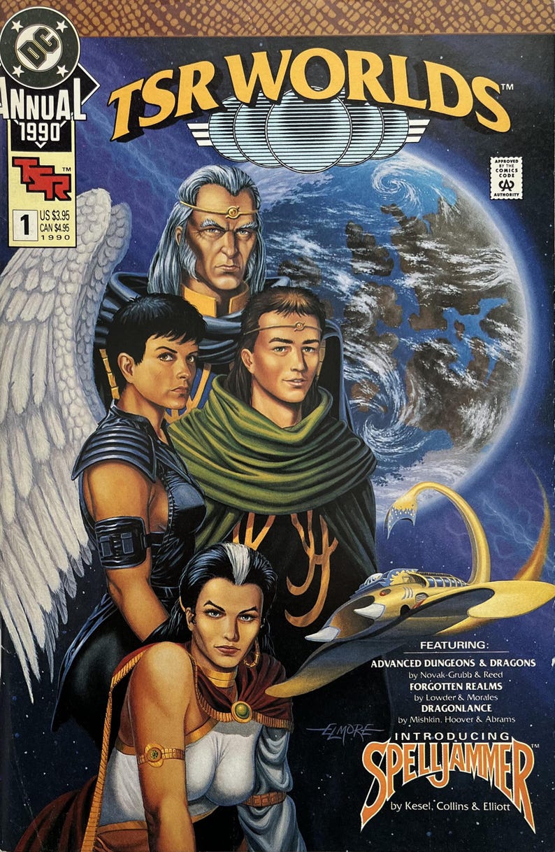 TSR Worlds Annual (DC) Vol 1 Issue# 1 1990 - Etsy