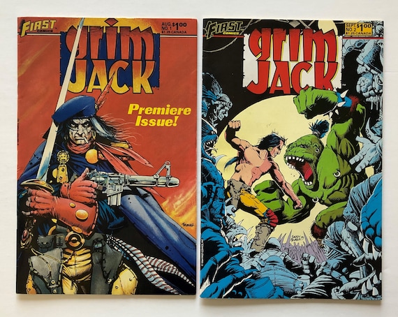 Grimjack first Vol 1 Issues 1 & 2 set Aug and Sept 1984 - Etsy UK