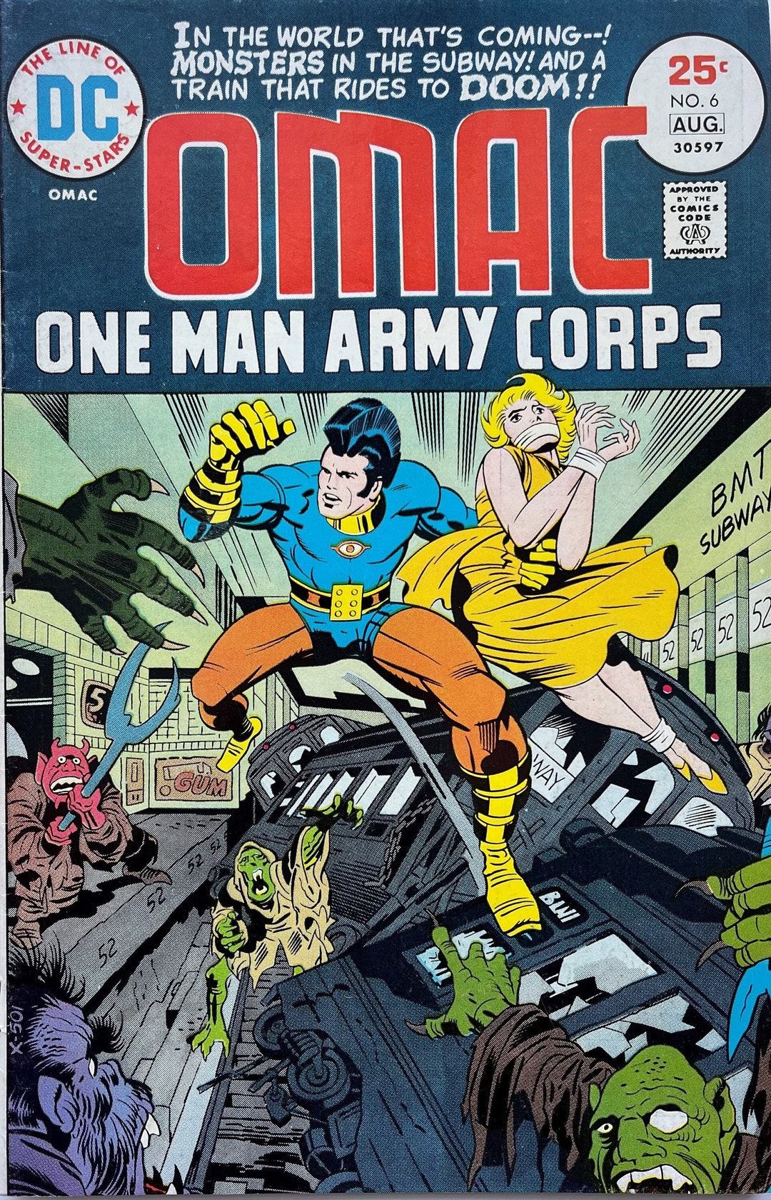 OMAC (DC) Vol 1 Issue# 6 Aug 1975 - Etsy