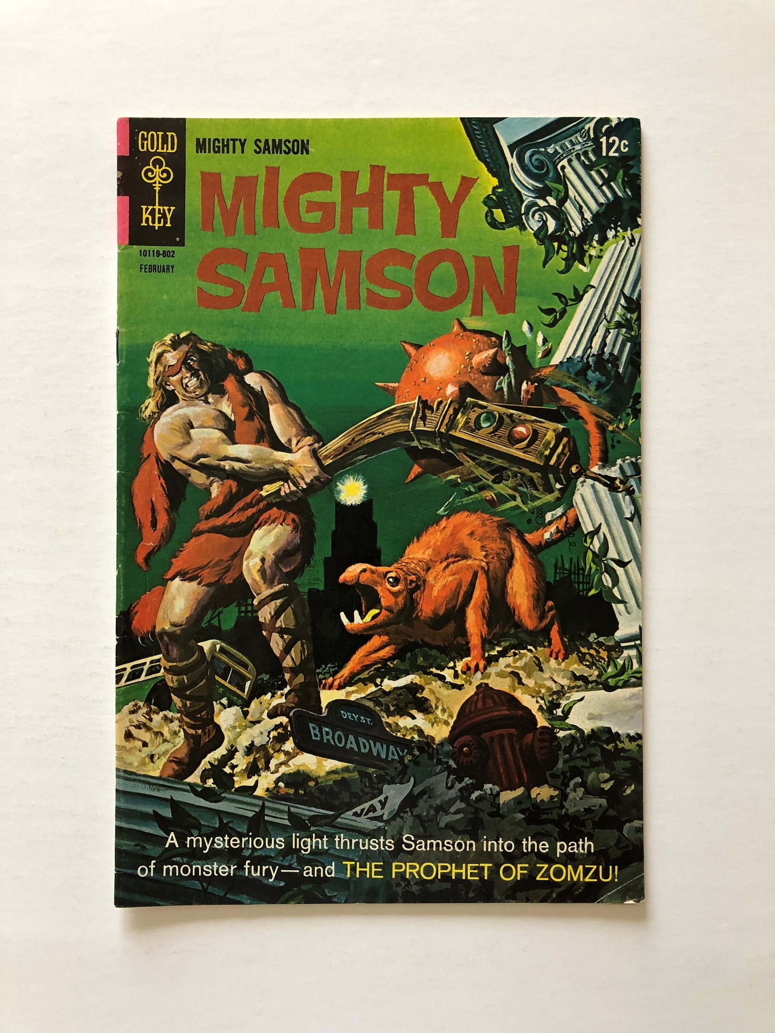 Mighty Samson gold Key Issue 13 Feb 1968 - Etsy