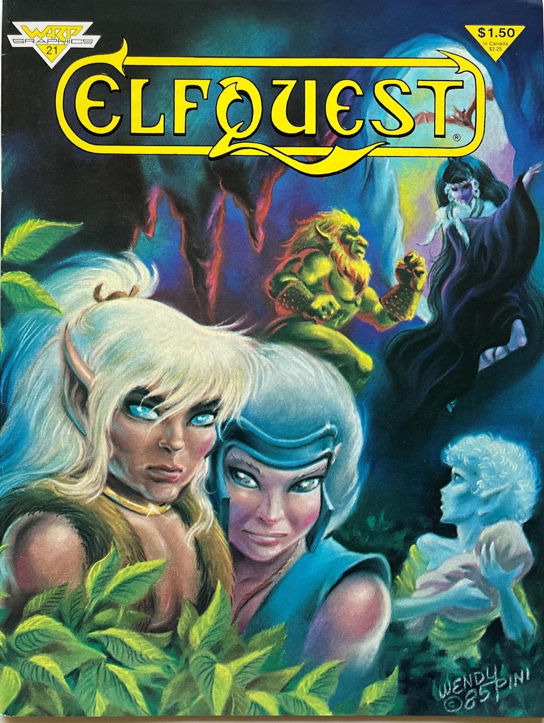 Elfquest (warp Graphics) Vol 1 Issue# 21 Feb 1985 - Etsy