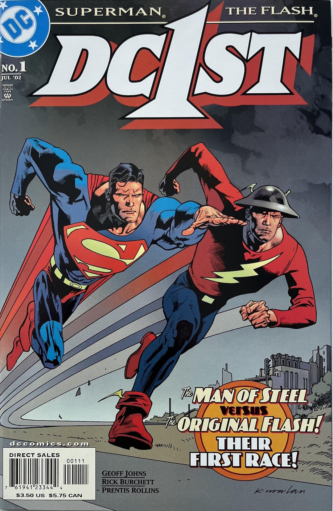 DC First: Flash/superman (DC) Vol 1 Issue# 1 July 2002 Key Collector ...