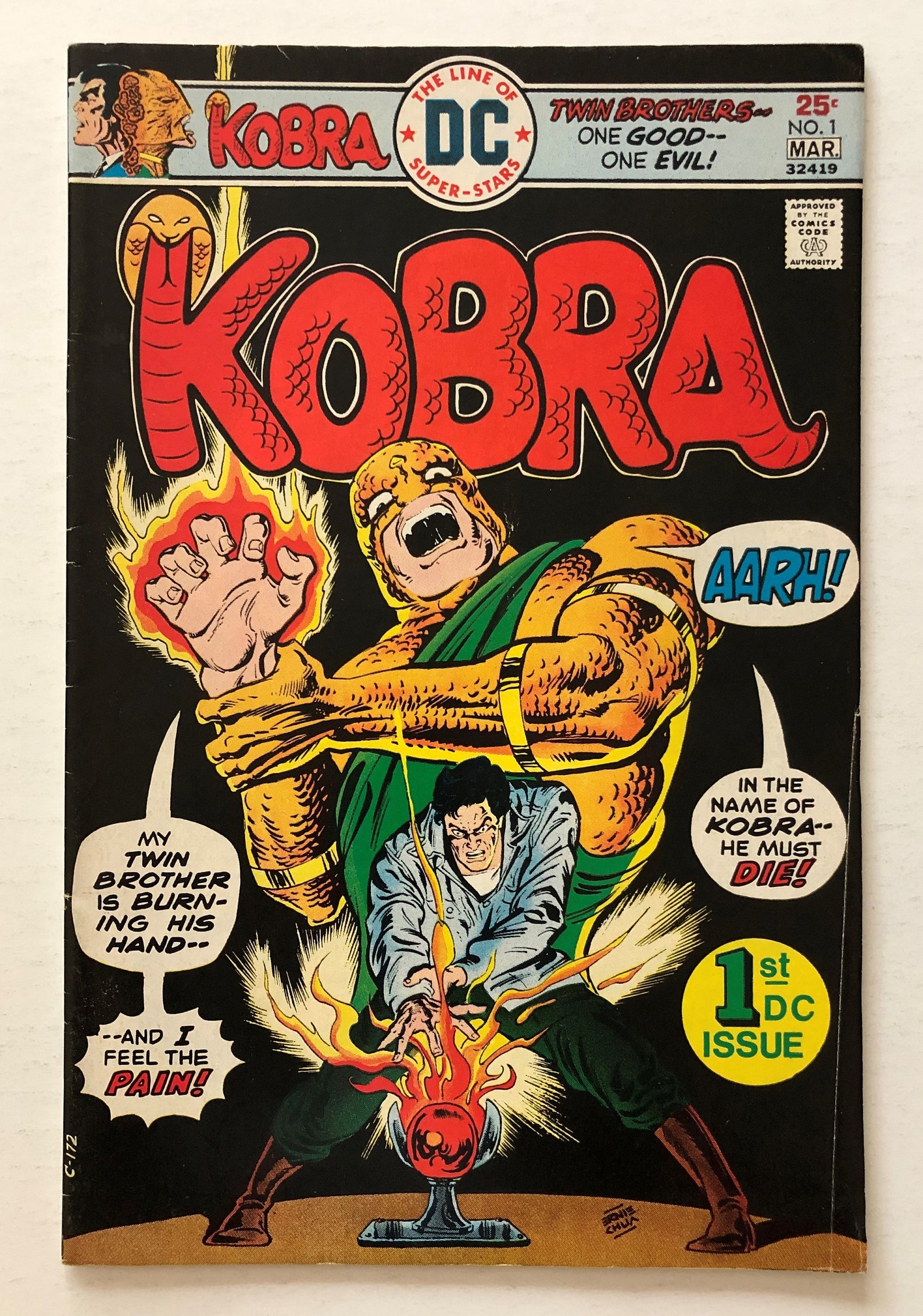 Kobra DC Vol 1 Issue 1 Mar 1976 Key Collector Issue - Etsy