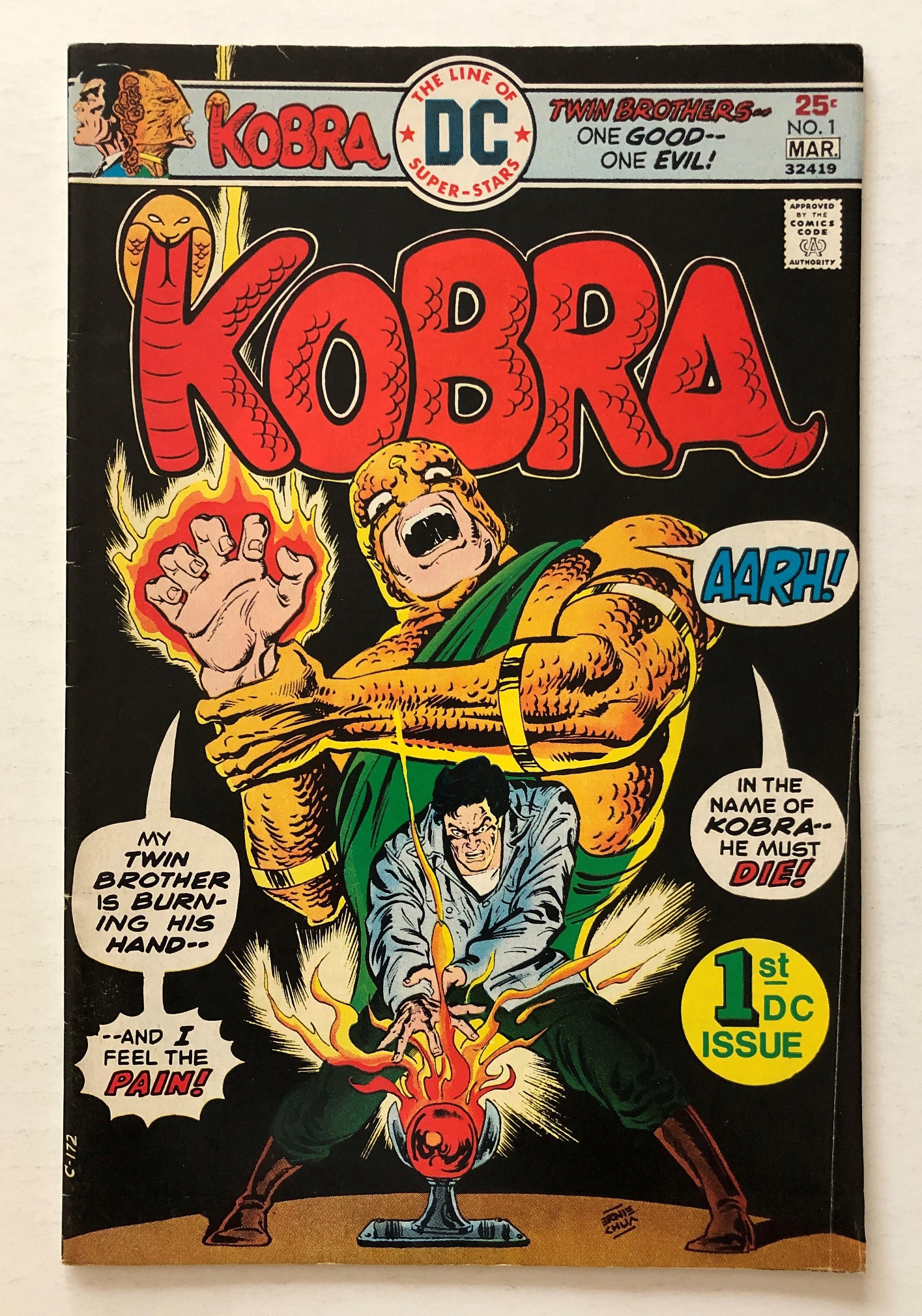 Kobra DC Vol 1 Issue 1 Mar 1976 Key Collector Issue - Etsy