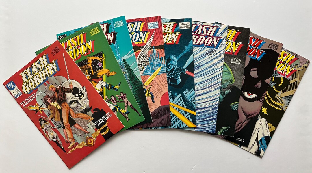 Flash Gordon (DC) Issues 1 to 9 (set) 1988 Maxi-series - Etsy