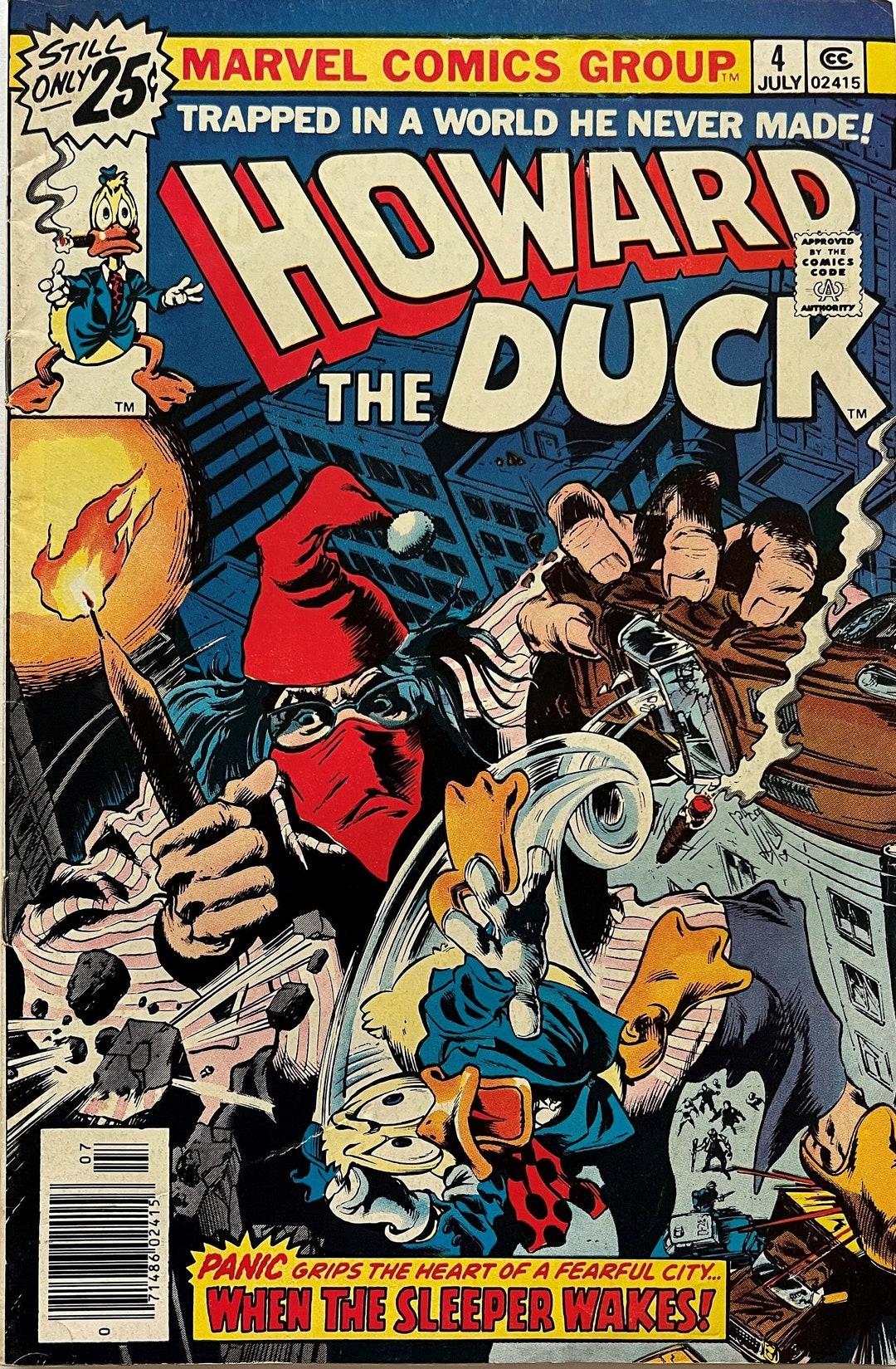 Howard the Duck (marvel) Vol 1 Issue# 4 July 1976 - Etsy