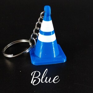 3D Printed Traffic Cone Keychain - Etsy