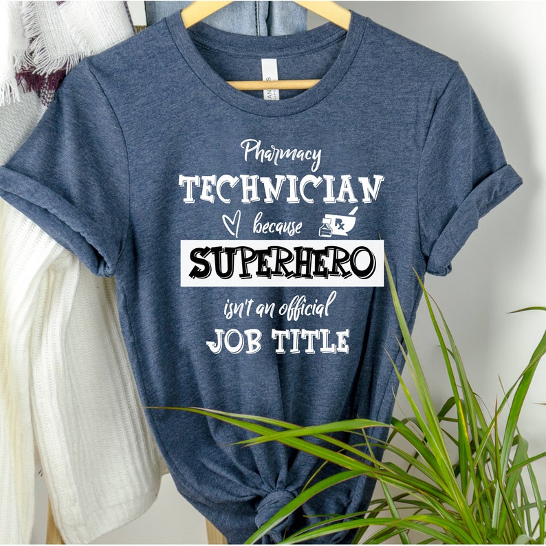 Pharmacy Technician Shirts Pharmacy Technician Because - Etsy