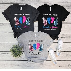 Pregnancy and Infant Loss Shirt, Baby Loss Shirt, Carried for A Moment ...